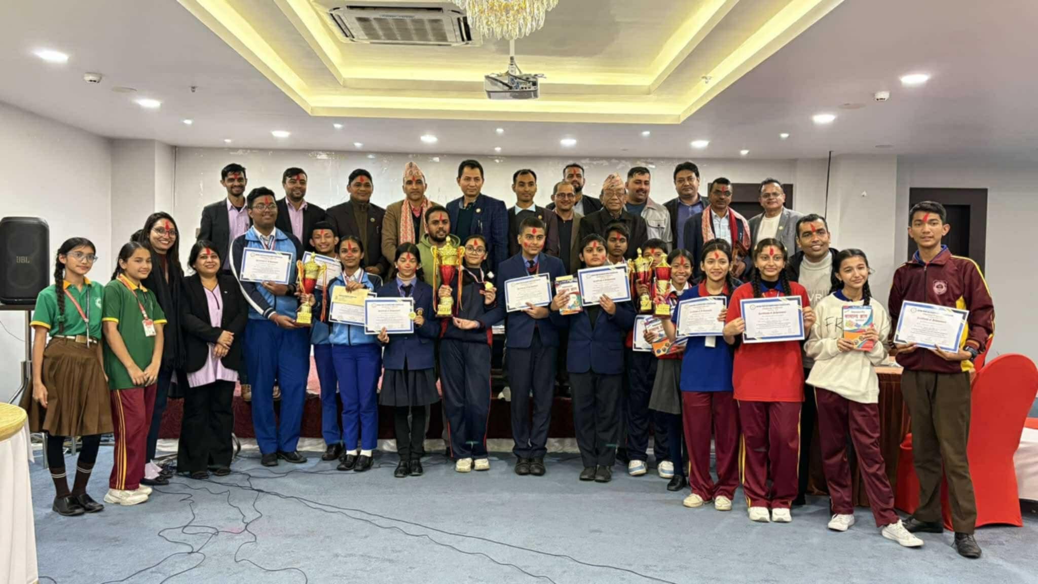 एन प्याब्सन हाजिरीजवाफको उपाधि सुनगाभालाई, उपविजेता बन्यो स्कलर्सहोम ...